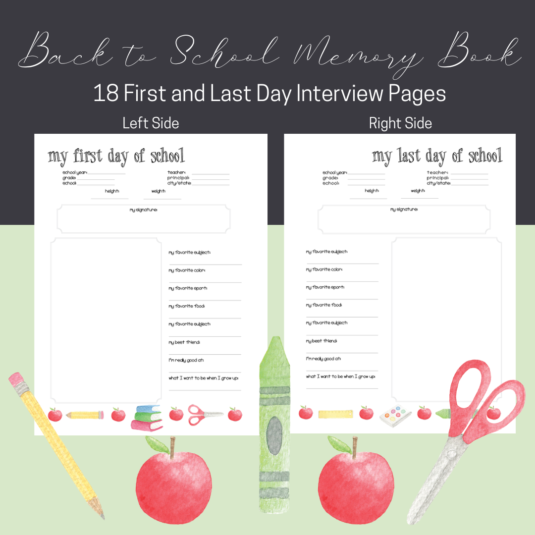 School Days Book – AP Creations in Tuscaloosa